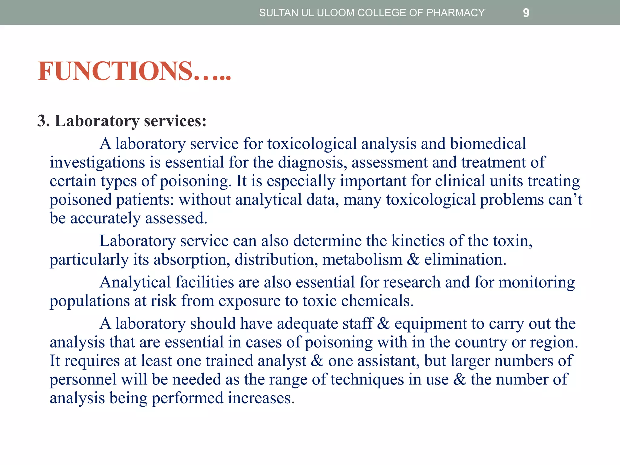 Poison information centre | PPTX