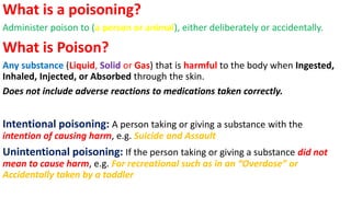 Poisoning | PPTX