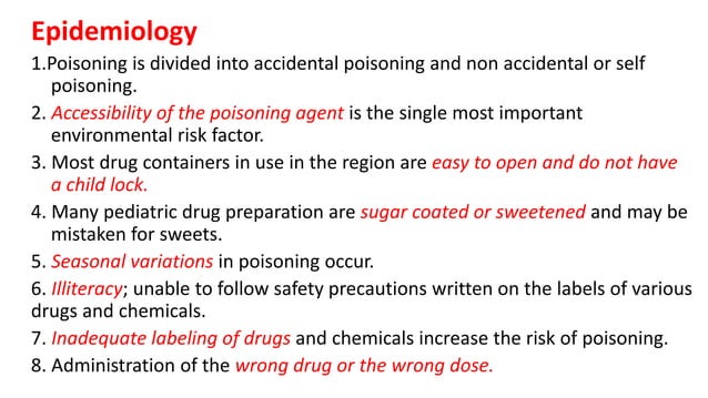 Poisoning | PPTX | First Aid | Injuries