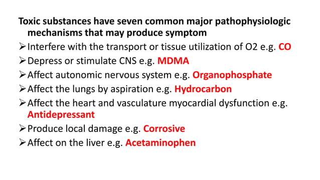 Poisoning | PPTX | First Aid | Injuries