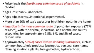 Poisoning | PPTX