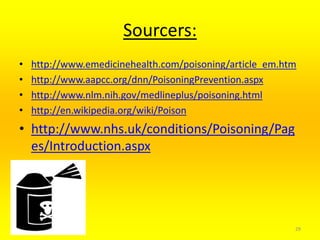 Poisoning | PPTX
