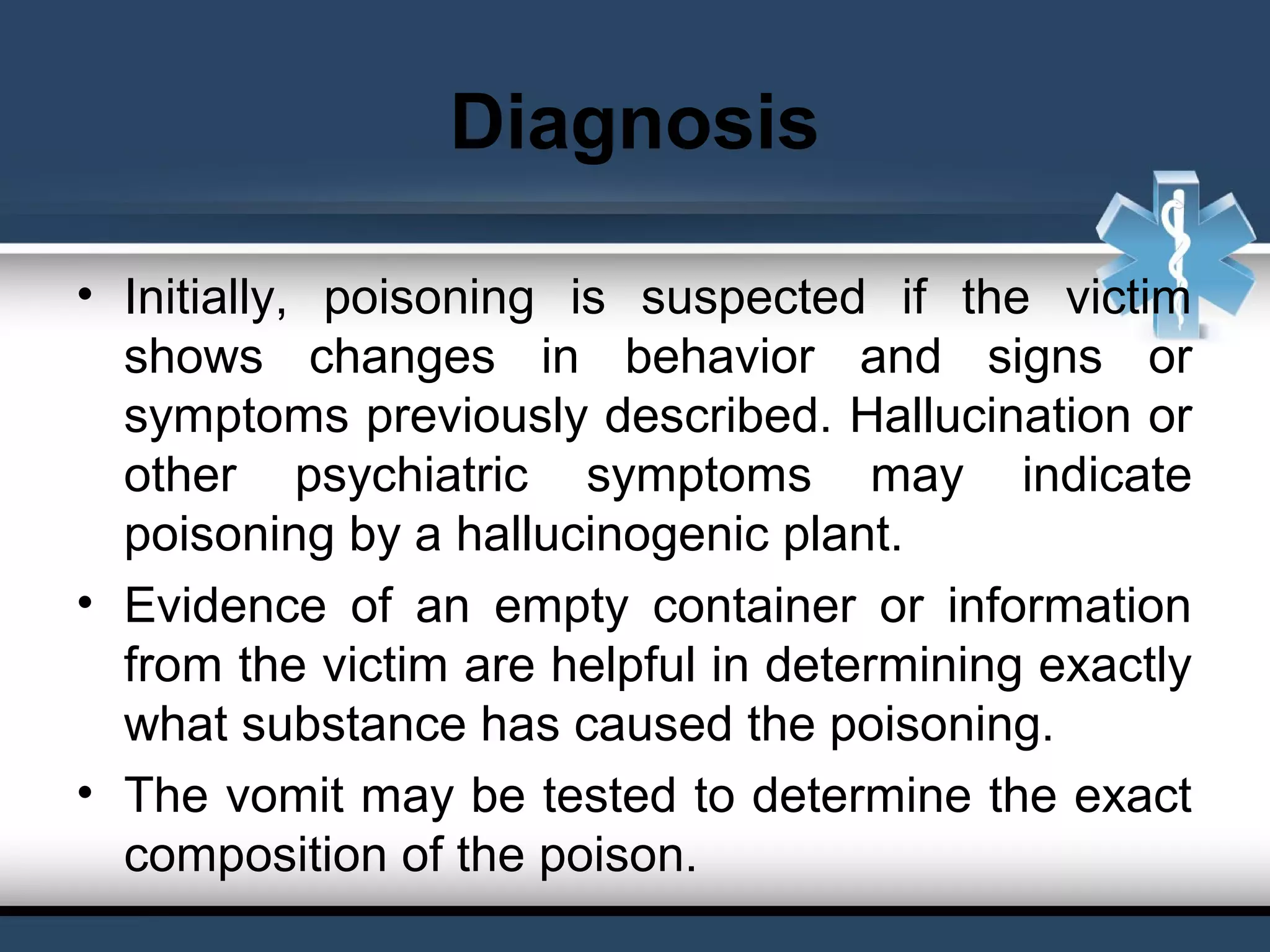 Poisoning & Its Primary Management | PPT