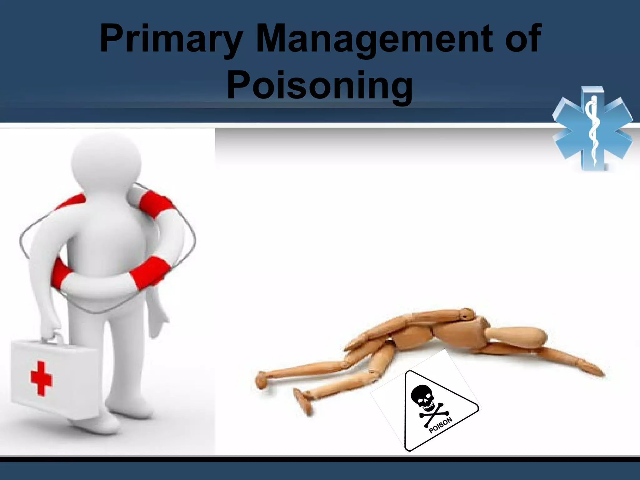 Poisoning & Its Primary Management | PPT