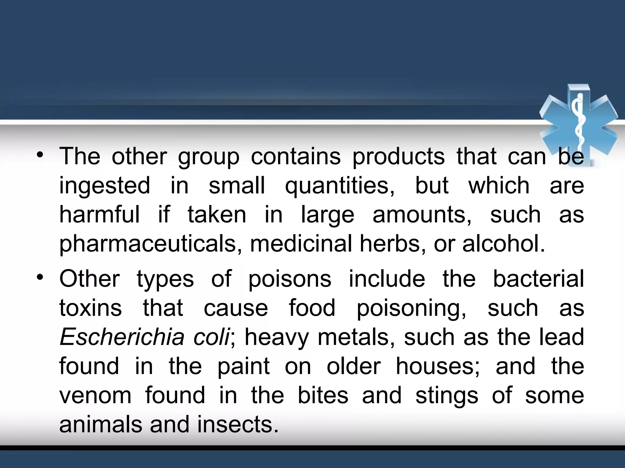 Poisoning & Its Primary Management | PPT