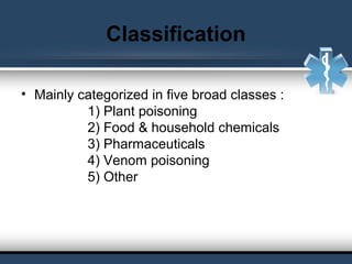 Poisoning & Its Primary Management | PPT