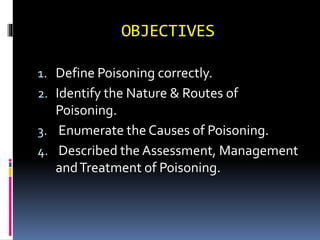 Poisoning | PPTX