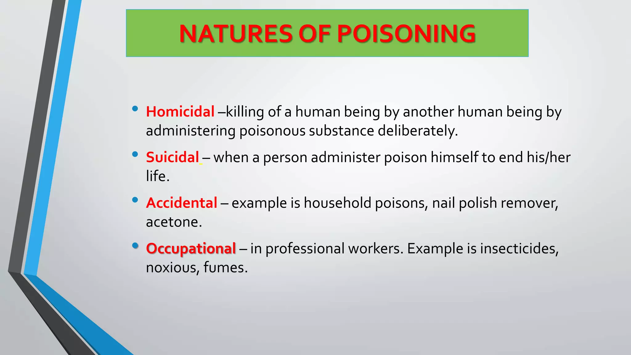 Poisoning | PPTX