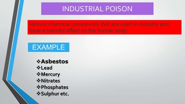 Poisoning | PPTX
