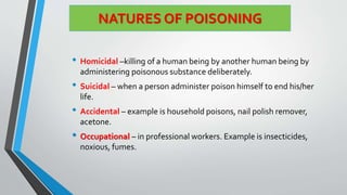 Poisoning | PPTX
