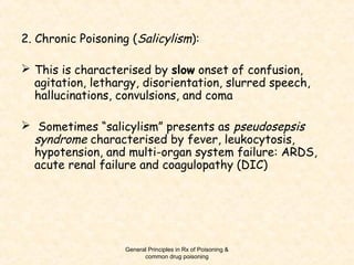 General principles in treatment of common drug poisoining | PPT