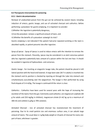 Poisoning | DOCX
