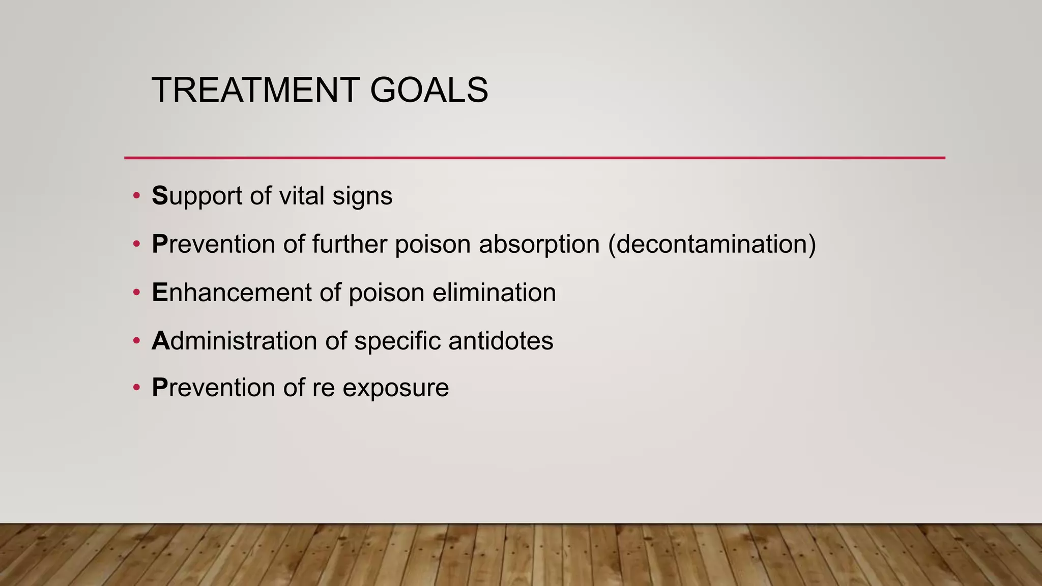 Basics of poisoning and drug overdose managent | PPTX