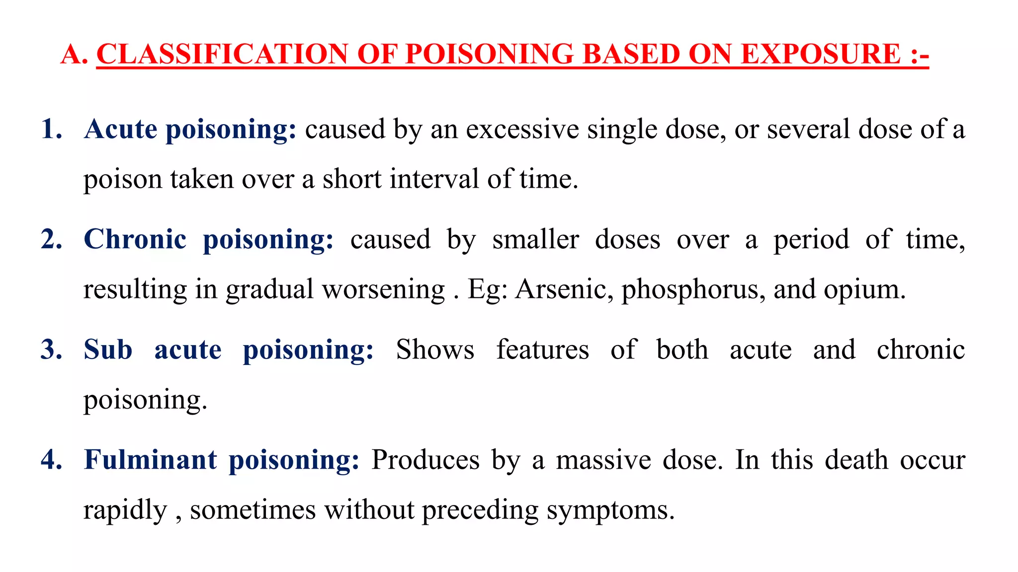 Poisoning | PPTX