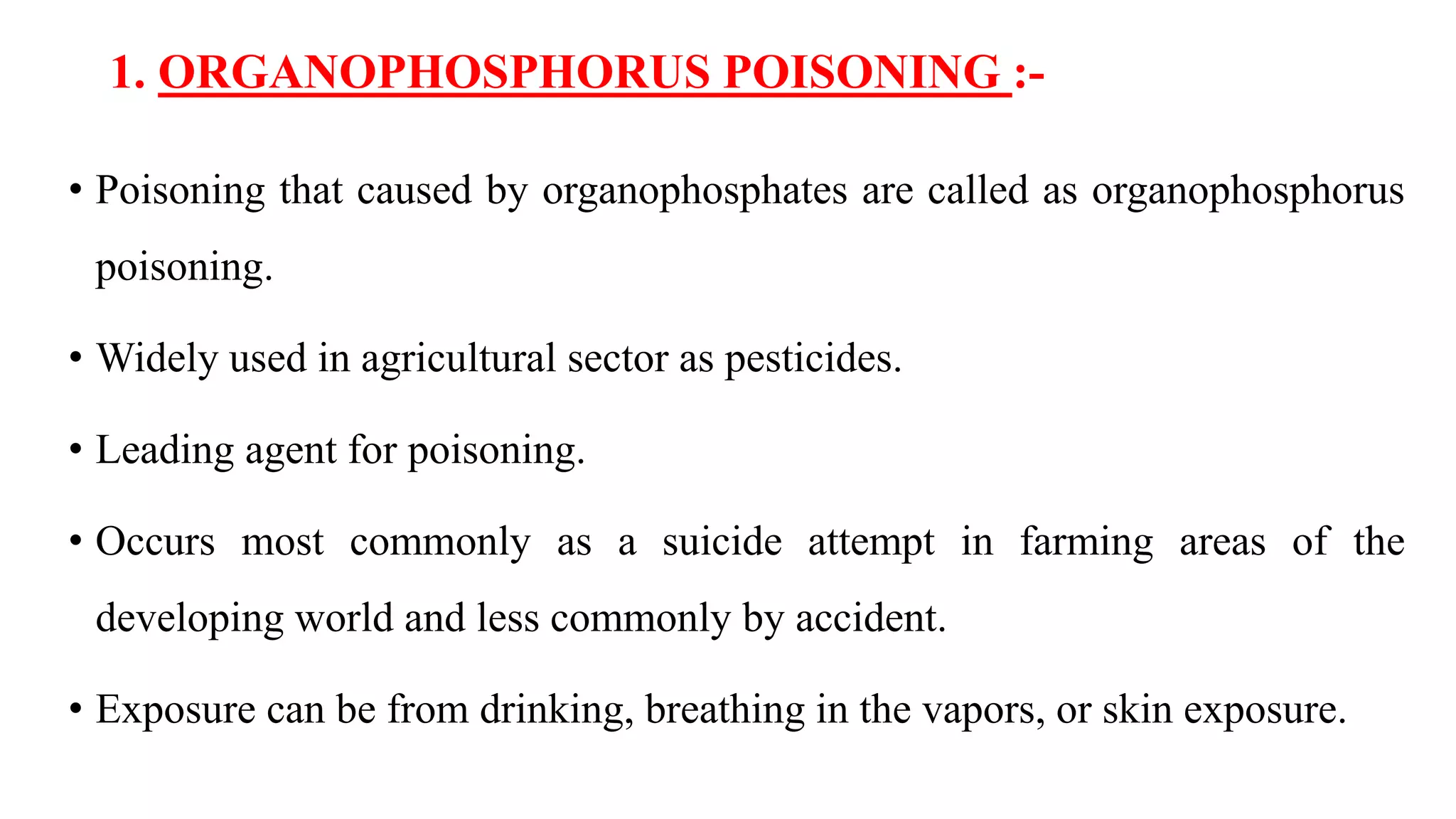 Poisoning | PPTX