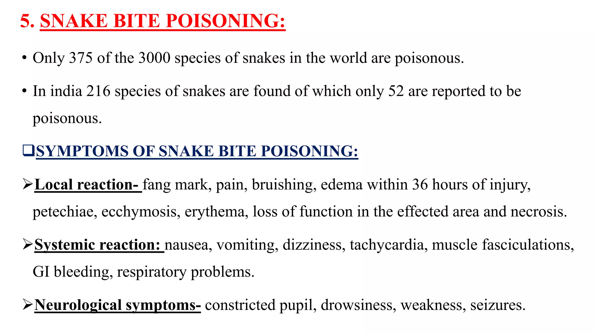 Poisoning | PPTX