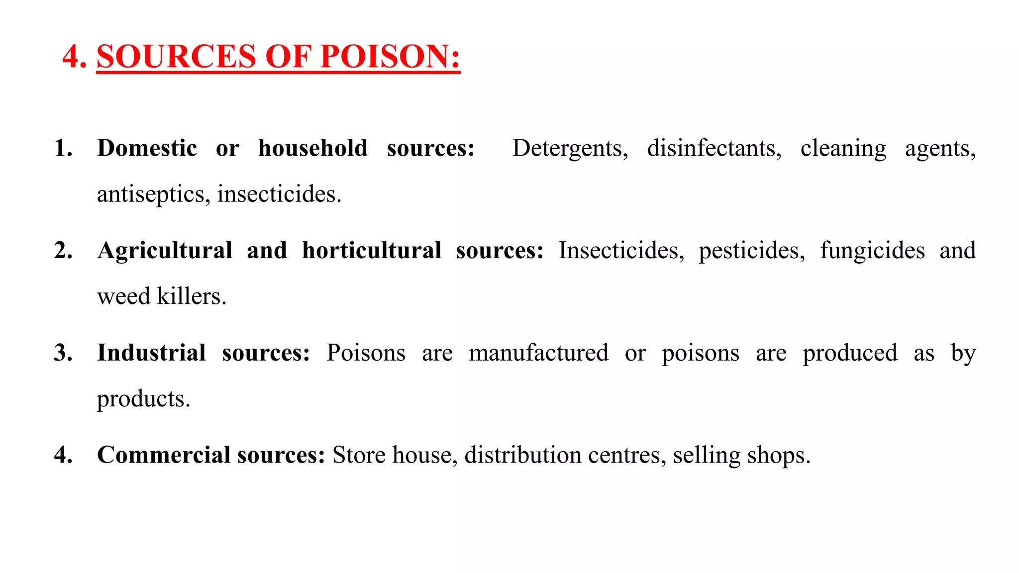 Poisoning | PPTX