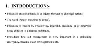 Poisoning | PPTX