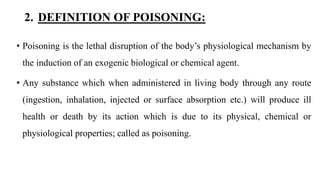 Poisoning | PPTX