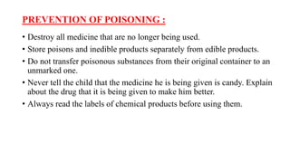Poisoning | PPTX