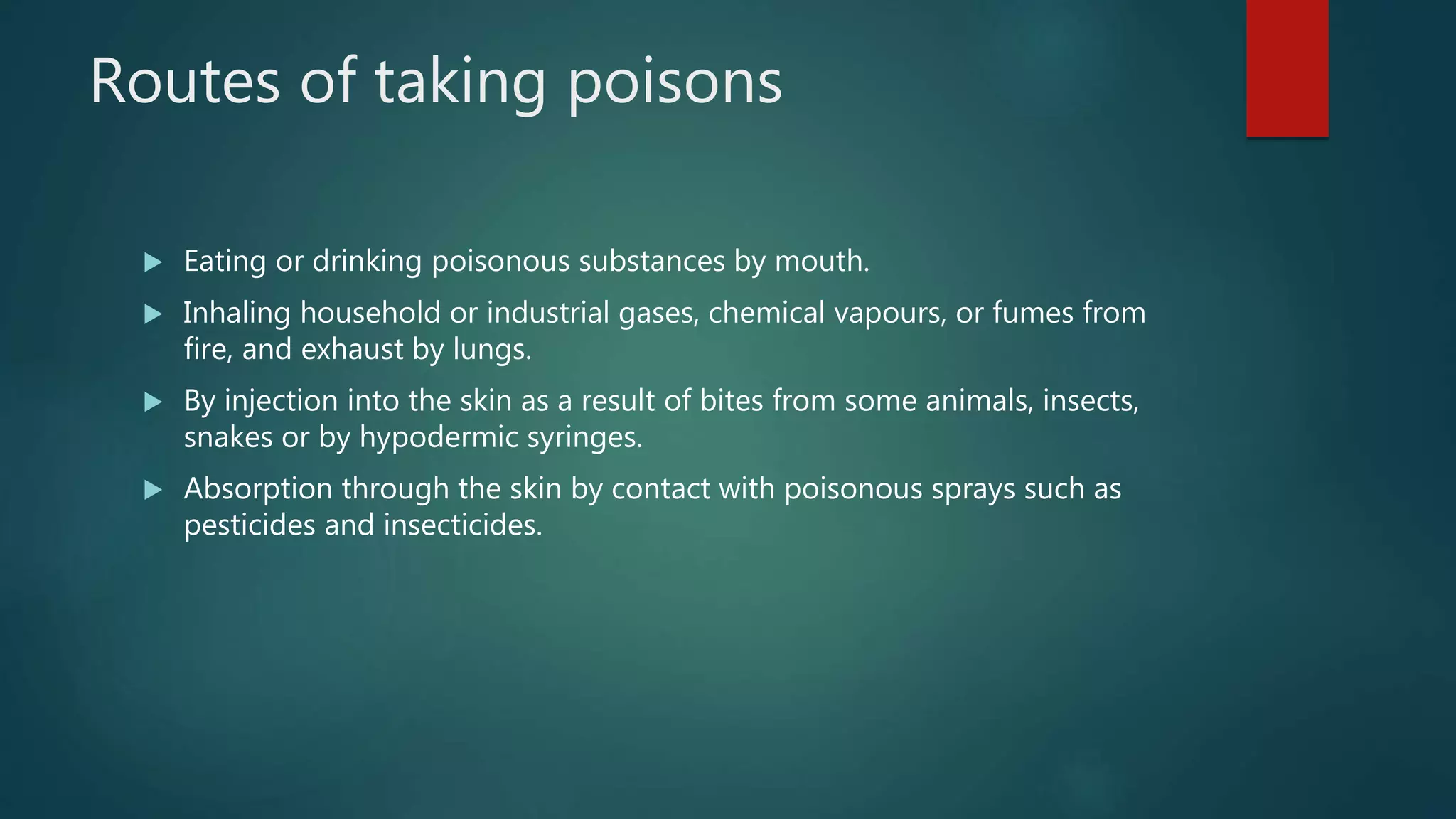 Poisoning | PPT