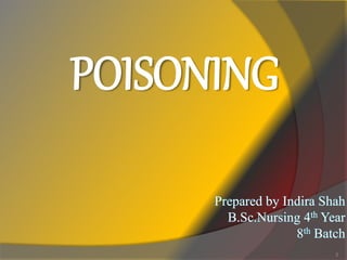 Poisoning | PPT