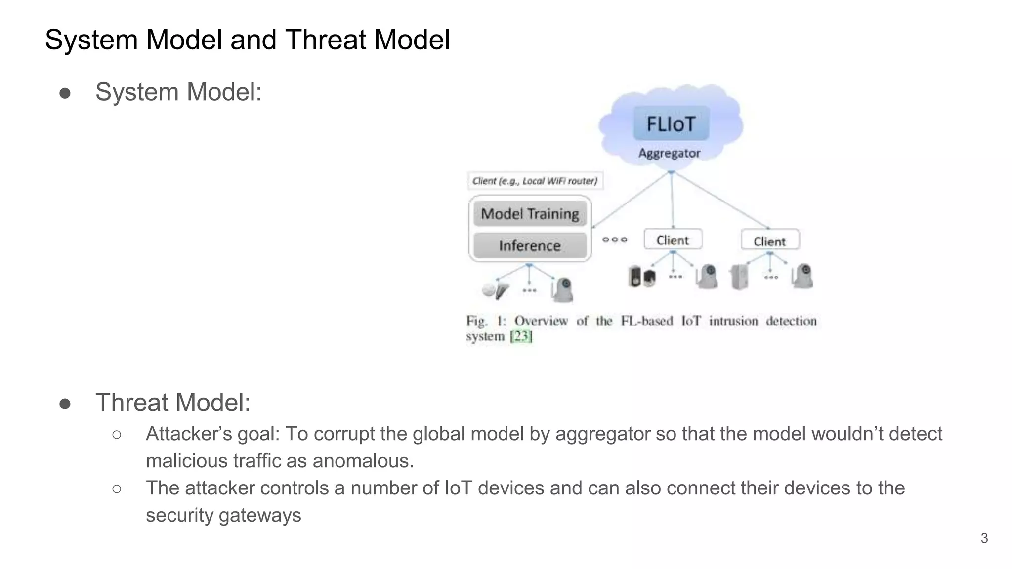 Poisoning attacks on Federated Learning based IoT Intrusion Detection System | PPTX