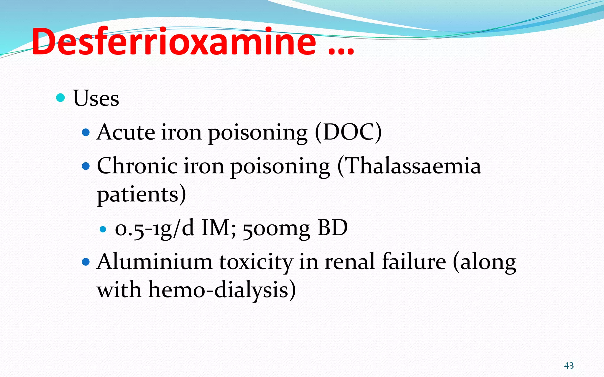 Pharmacotherapy of Toxicology & Heavy metal poisoning | PPTX