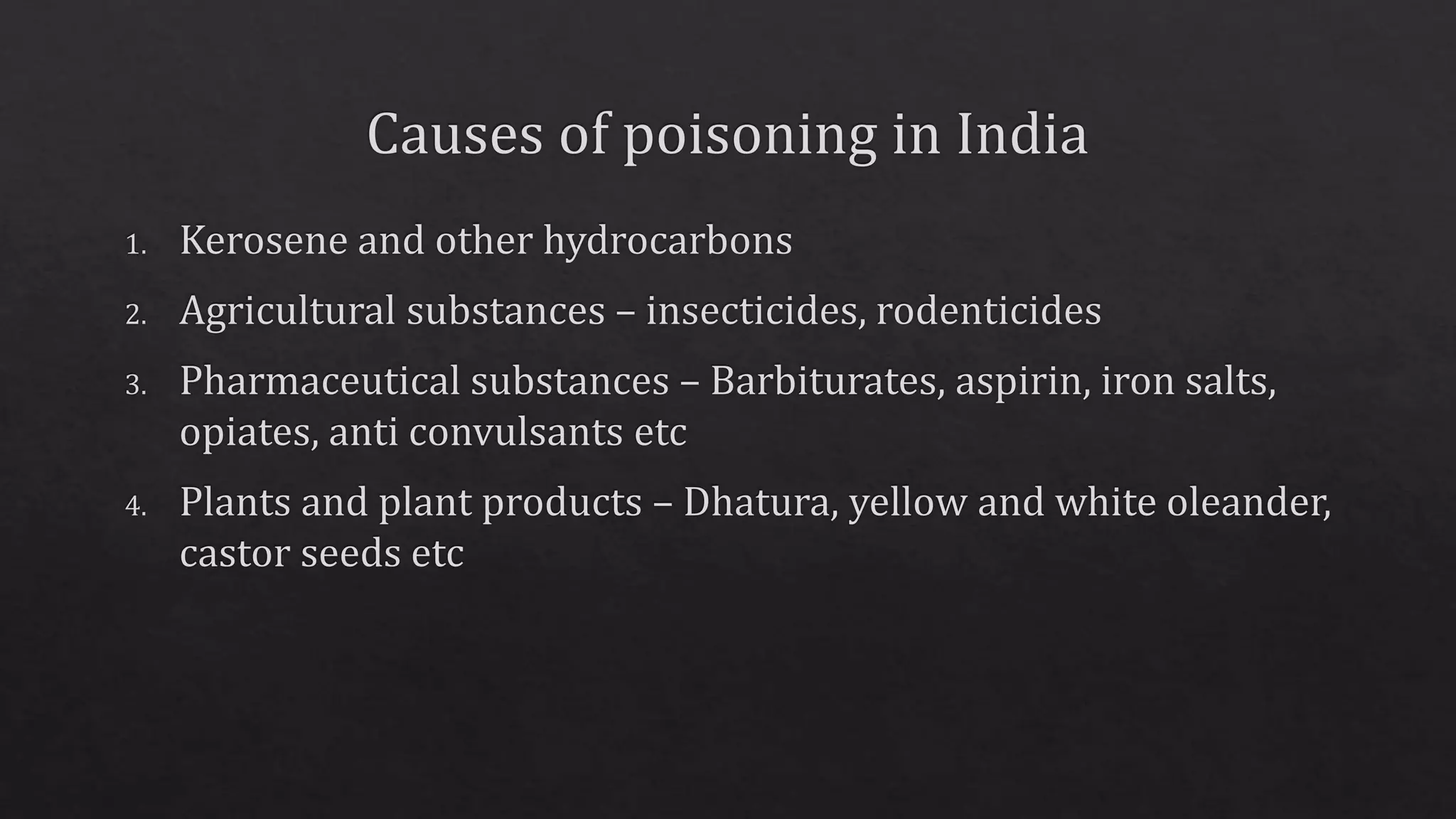 Poisoning in children | PPTX