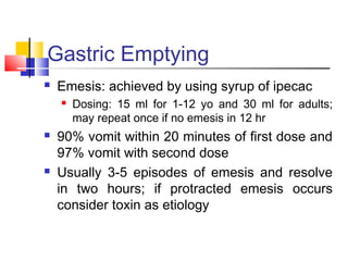 Poisoning & its management | PPT