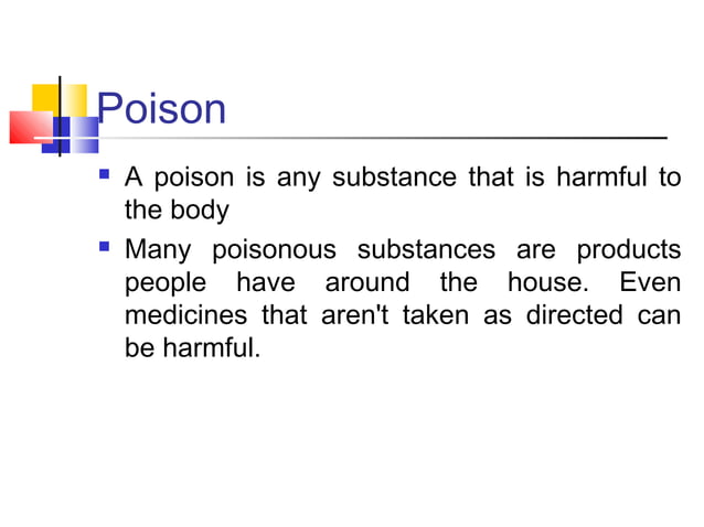 Poisoning & its management | PPT | Digestive Disorders | Diseases and ...