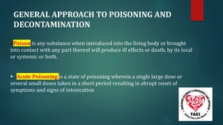 General approach and management of poisoning.pptx