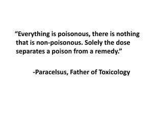 Poisoning & Drug overdose | PPTX