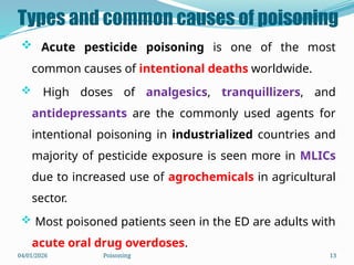 Comprehensive Guide to Poisoning: Causes, Symptoms, and Management | PPTX