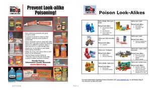 Poisoning prevention aa chit 22.8.18 | First Aid | Injuries
