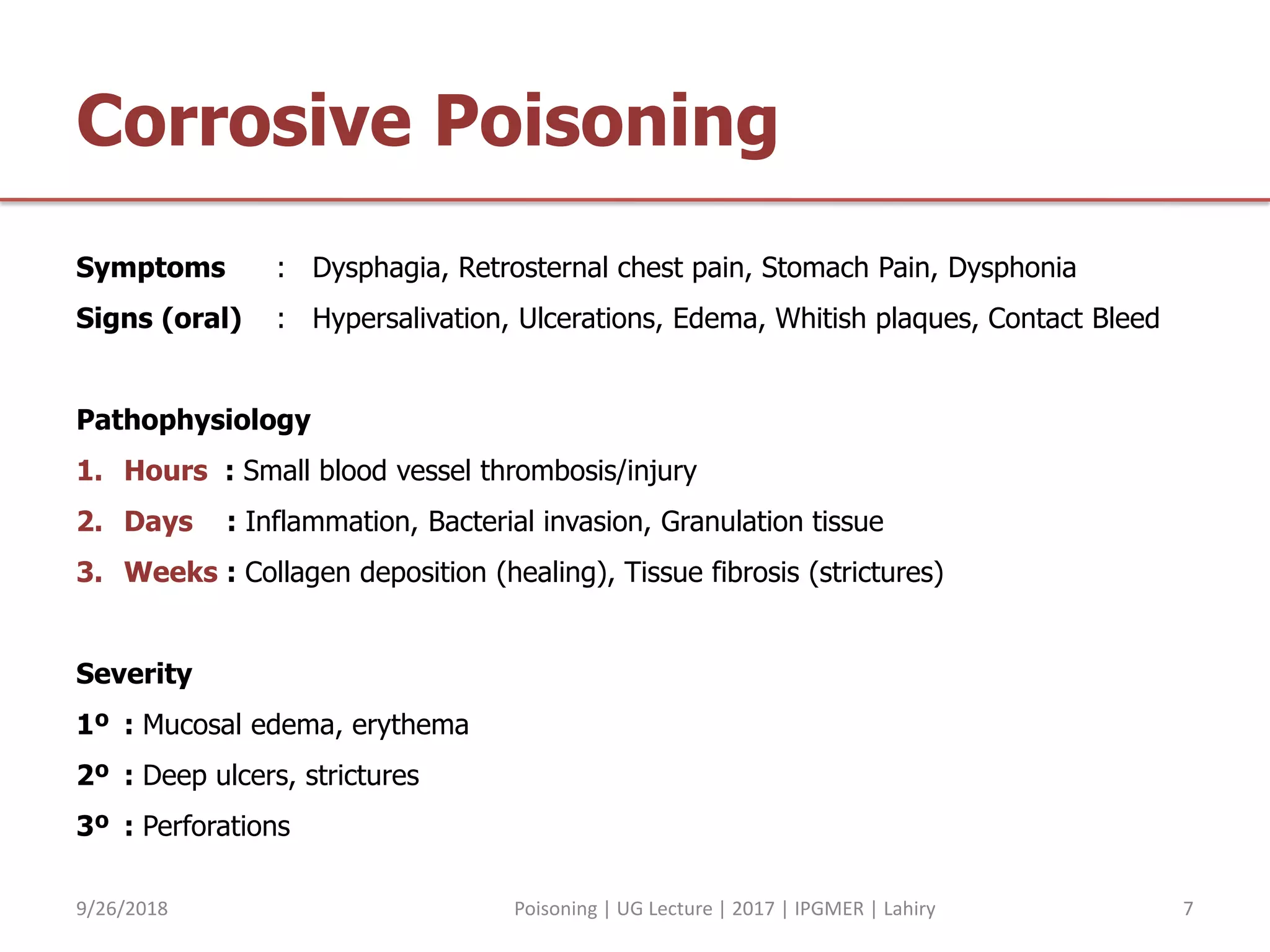 Medical management of common poisoning | PDF