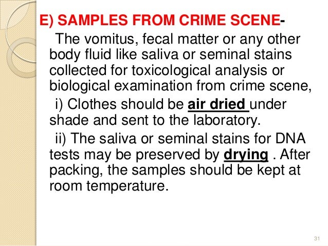 Forensic Biological Sample