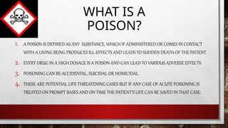 Common Poisonous agents & Anti-Dotes.pptx | Digestive Disorders ...