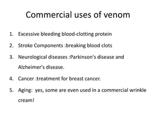 Poisonous and non poisonous snakes | PPTX