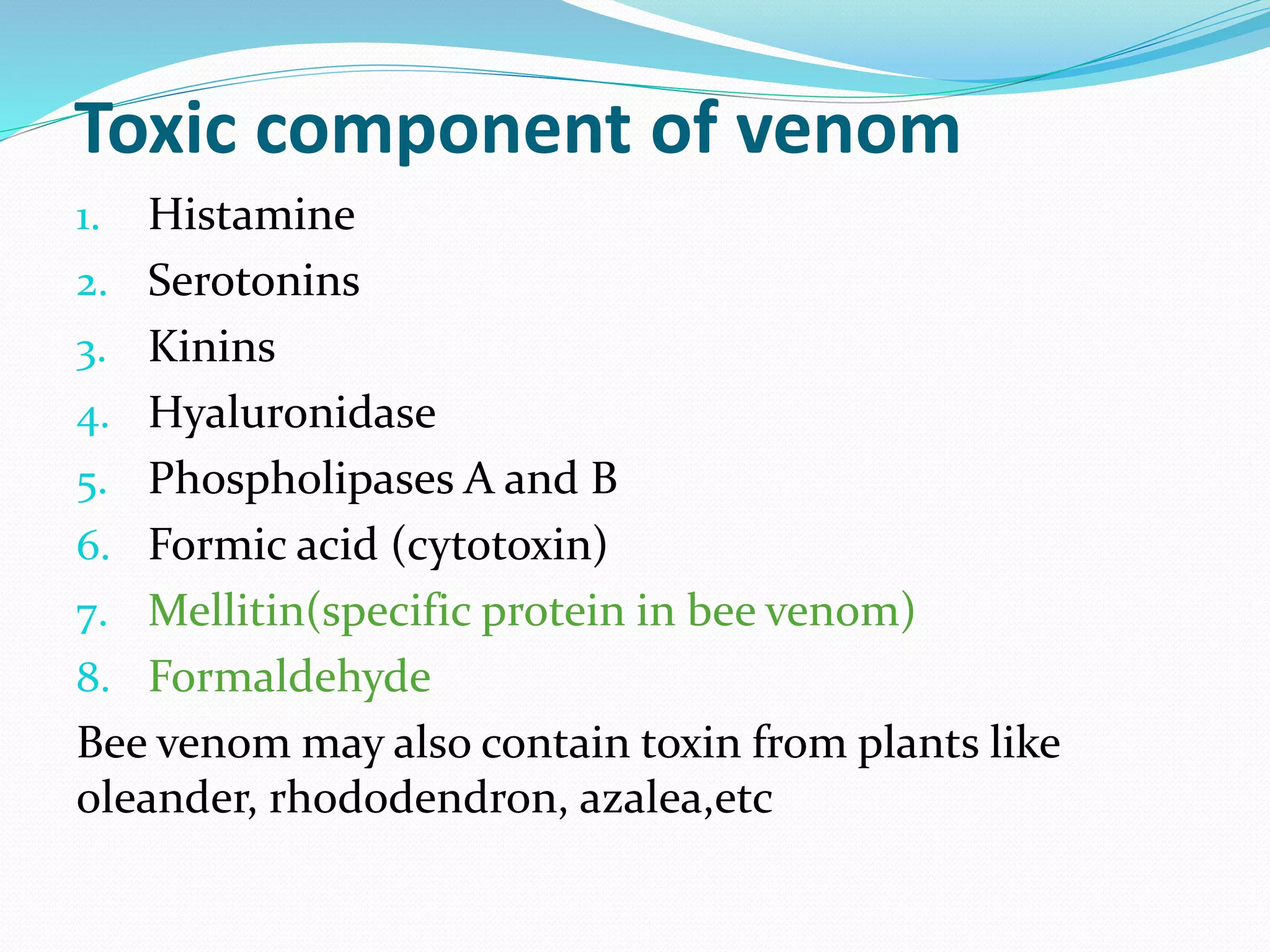 Poisonous insects toxicology 6 th sem | PPTX