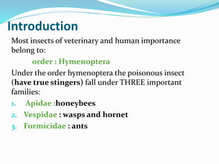 Poisonous insects toxicology 6 th sem | PPTX