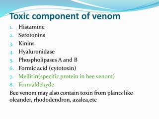 Poisonous insects toxicology 6 th sem | PPTX