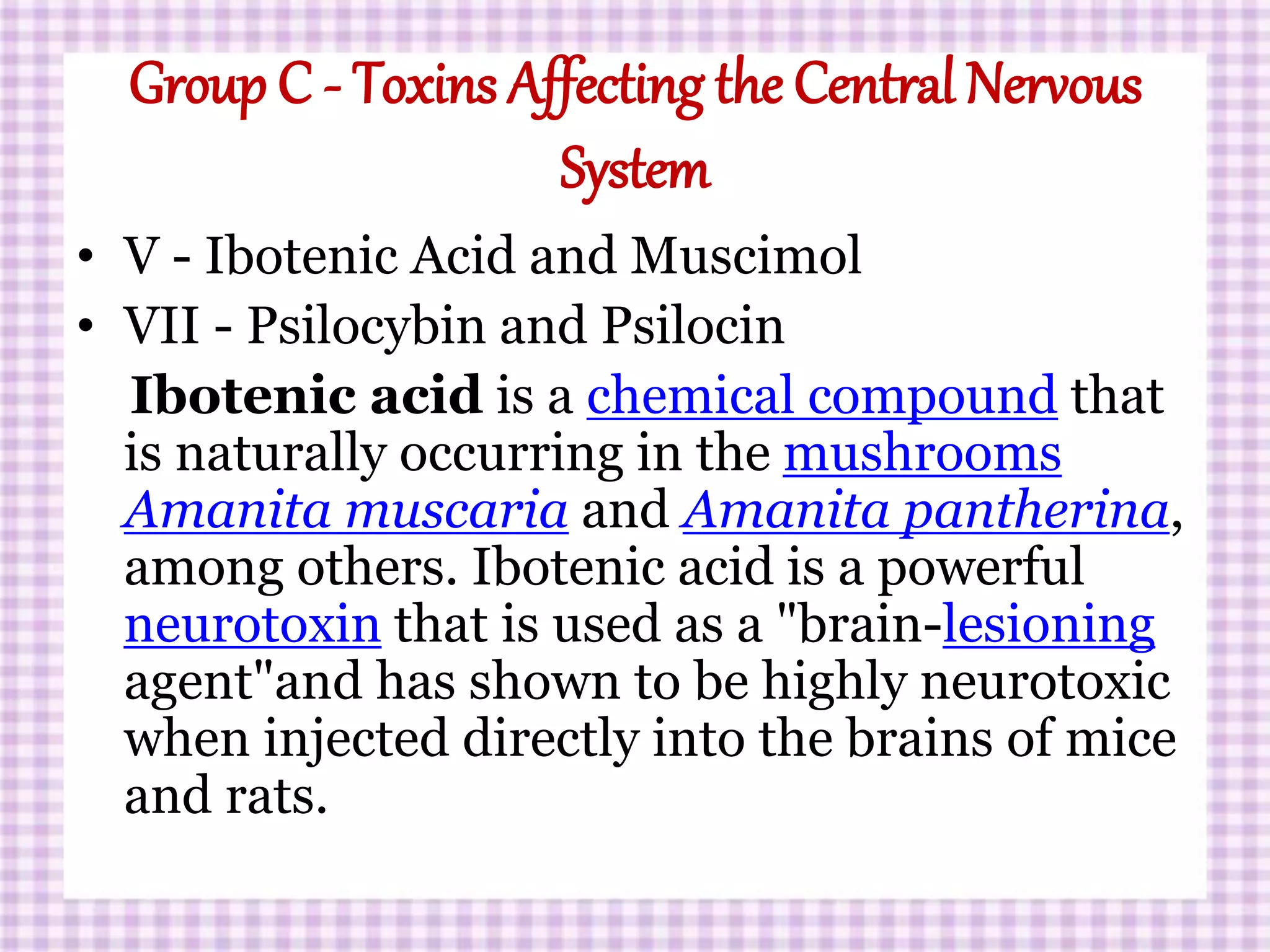 Poisonous mushrooms | PPTX