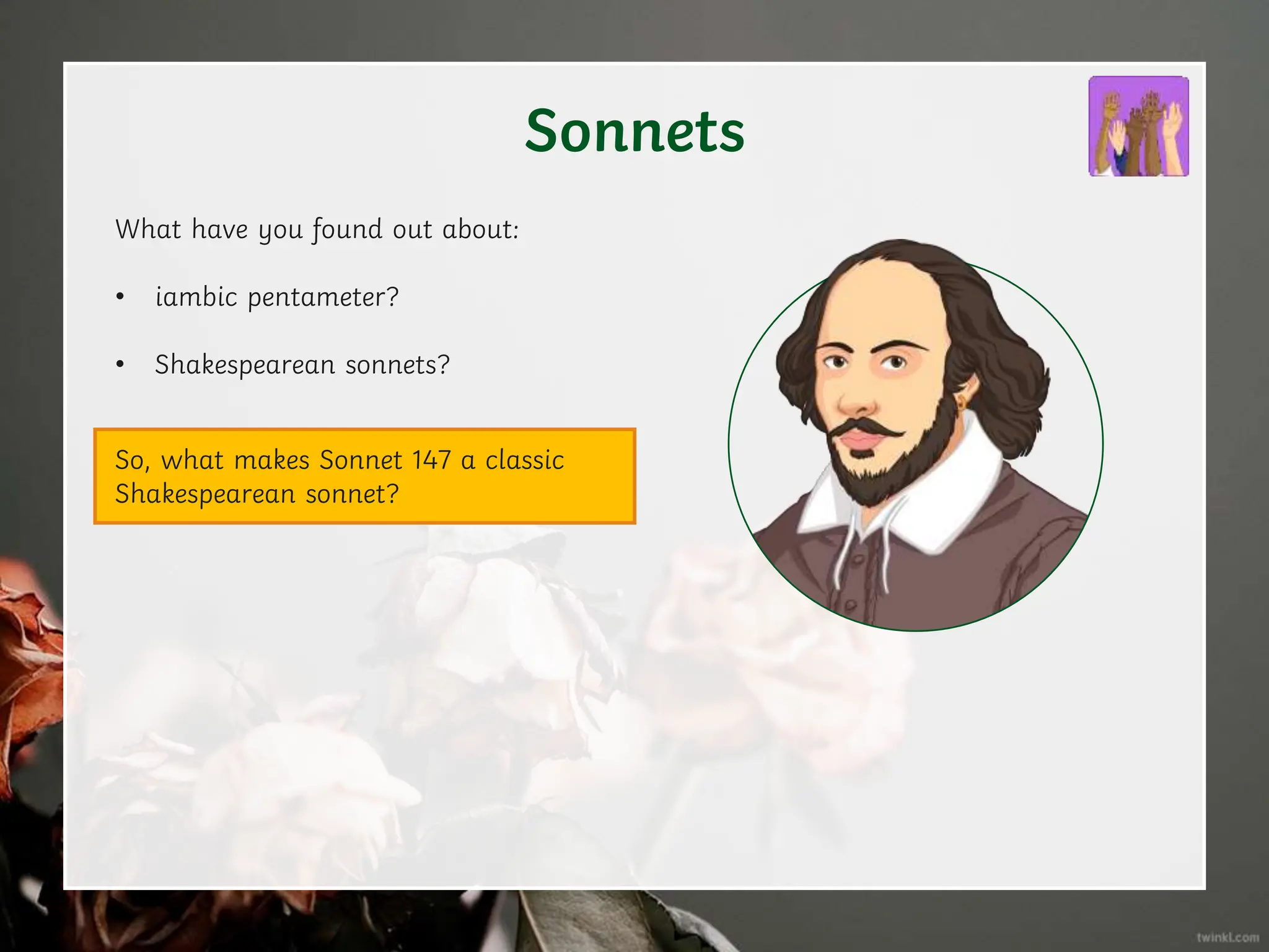 Poisonous Poetry L4 Sonnet Form PowerPoint.ppt