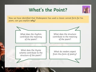 Poisonous Poetry L4 Sonnet Form PowerPoint.ppt