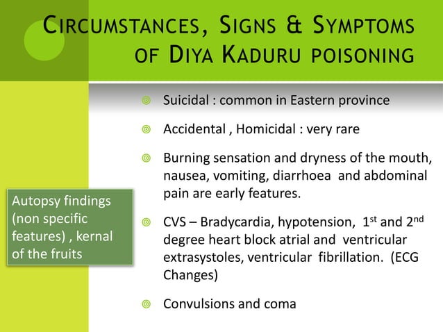 Common Poisonous Plants in Sri Lanka | PDF