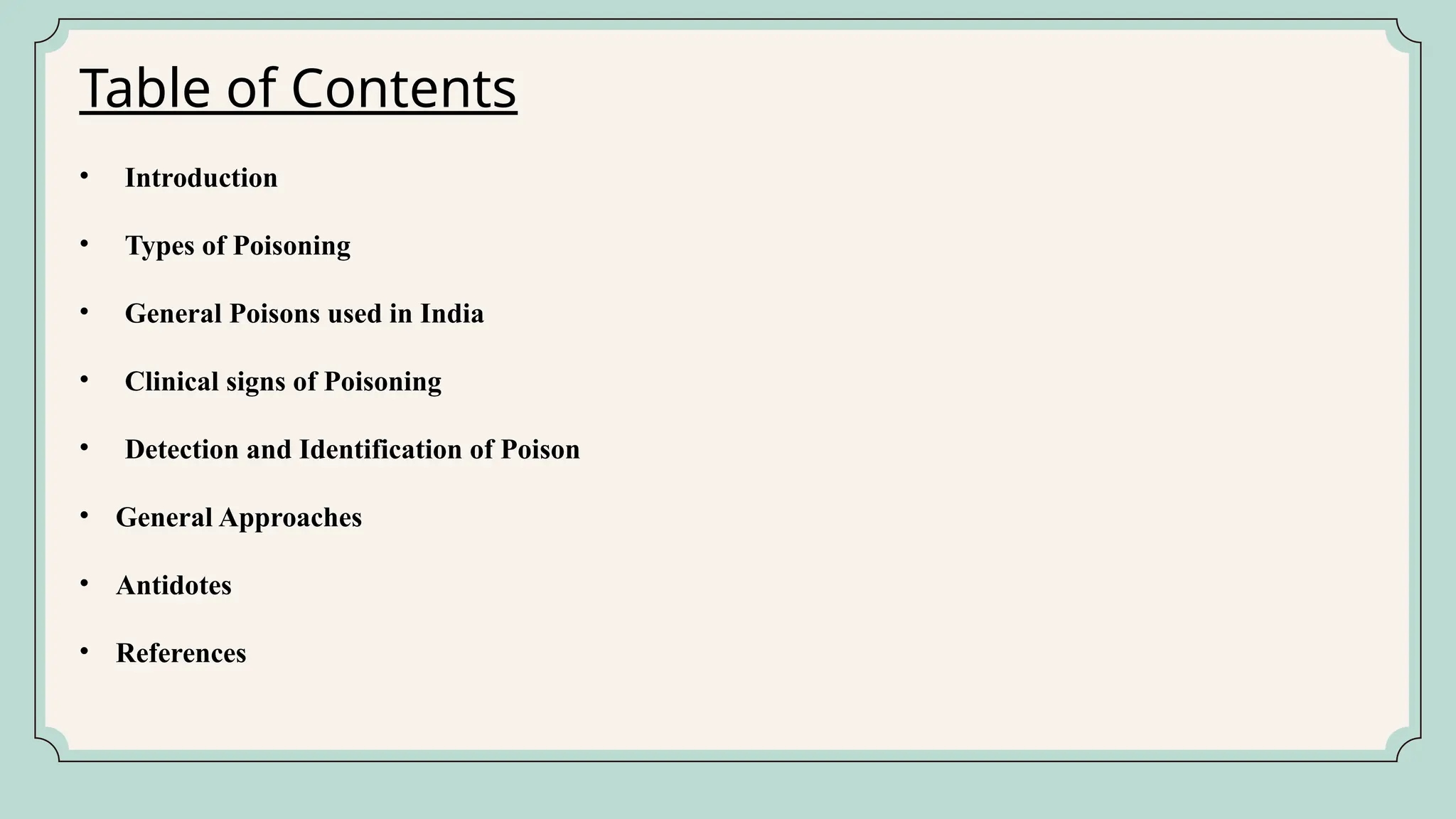 Management of acute poisoning and organophosphate poisoning | PPTX