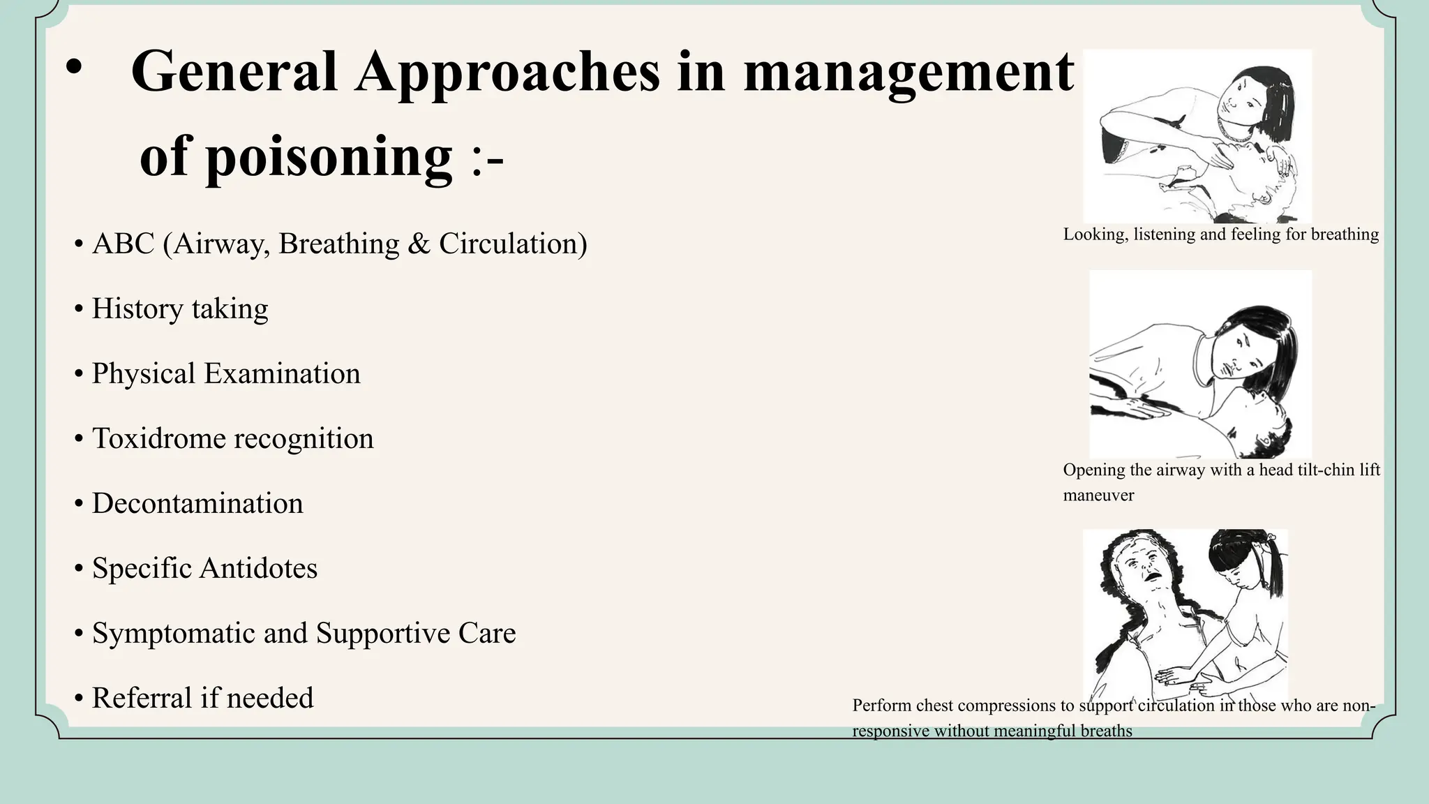Management of acute poisoning and organophosphate poisoning | PPT
