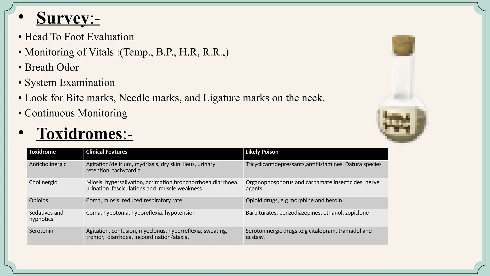Management of acute poisoning and organophosphate poisoning | PPTX