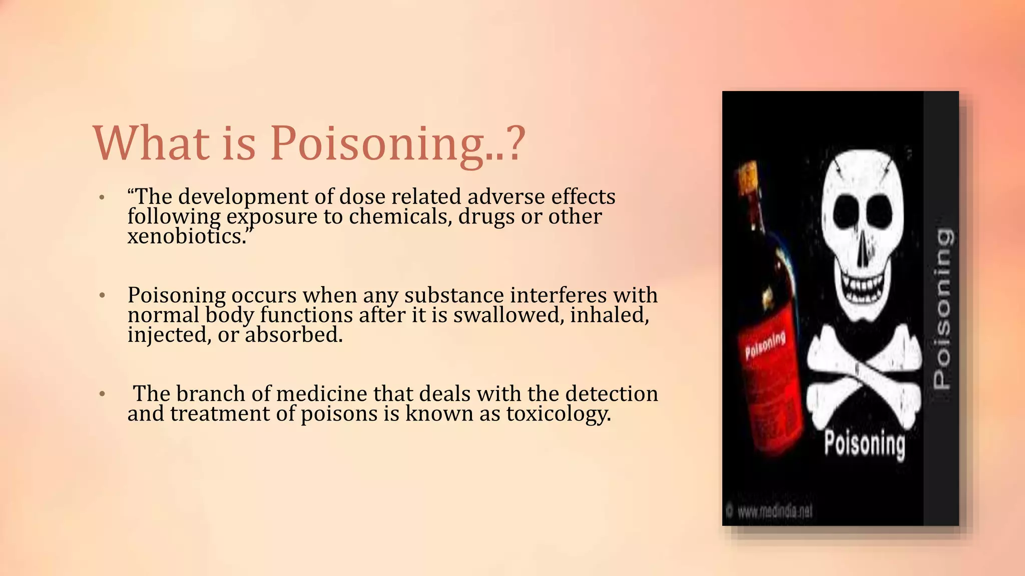 Poisoning Management.(What is poisoning and How to manage poisoning ...
